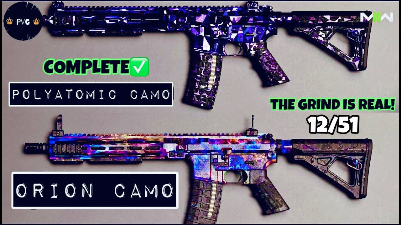 PVG *LIVE* MODERN WARFARE 2 I UNLOCKED POLYATOMIC CAMO FOR SMGS ...