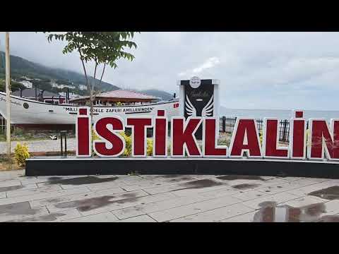 Kastamonu İnebolu şehir turu  harika bir şehir kurtuluş yolu simgesi kahramanligin başladığı yer 