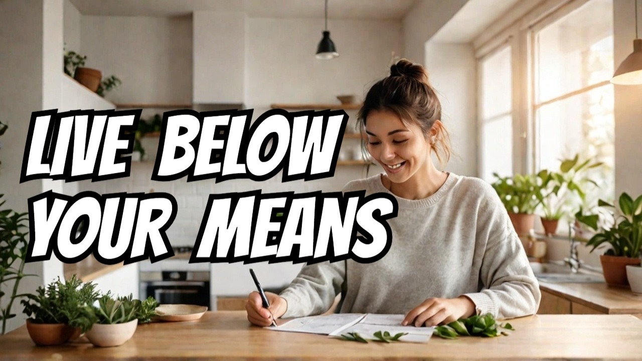 Live Below Your Means: 7 Habits to Save — And Still Enjoy Life - YouTube