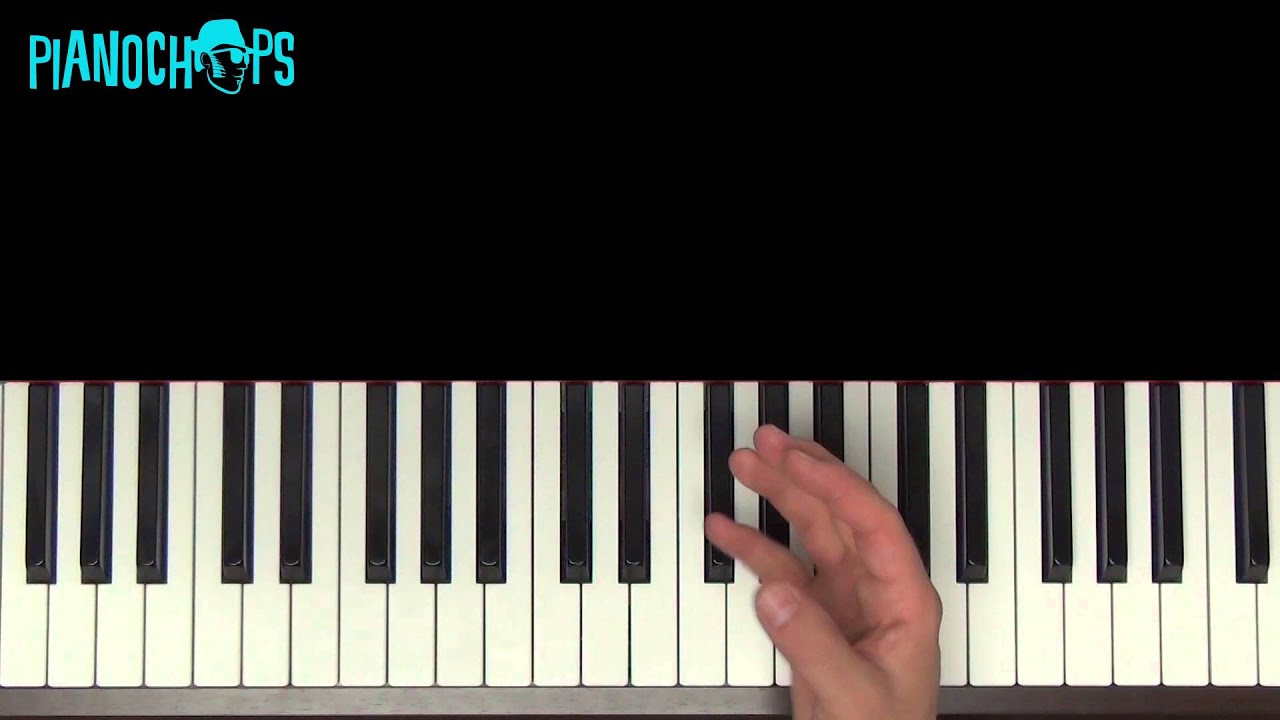 How to play F minor (Fm) on the Piano - YouTube