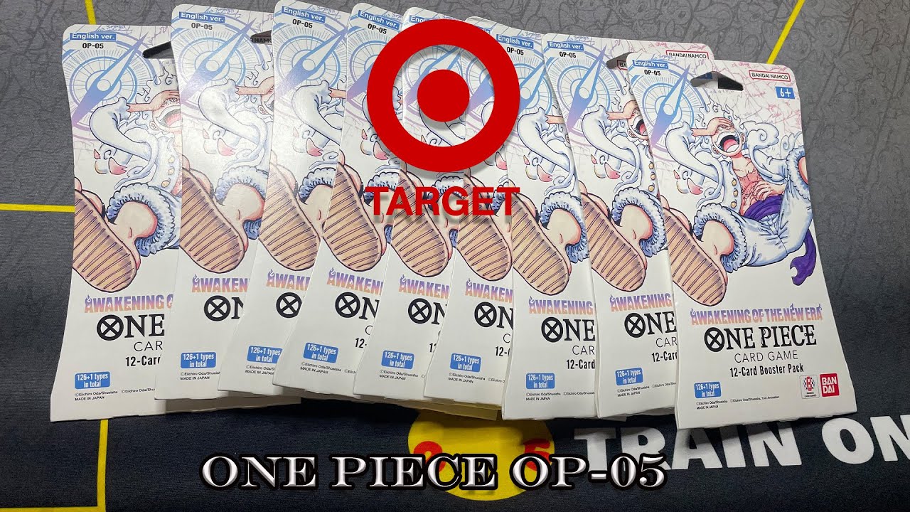 Found more One Piece "OP-05" at another Target - YouTube