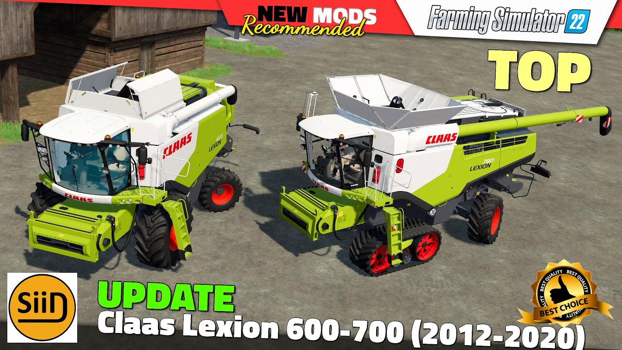 FS22 | [UPDATE] CLAAS Lexion 600-700 Series (2012-2020) - Farming ...