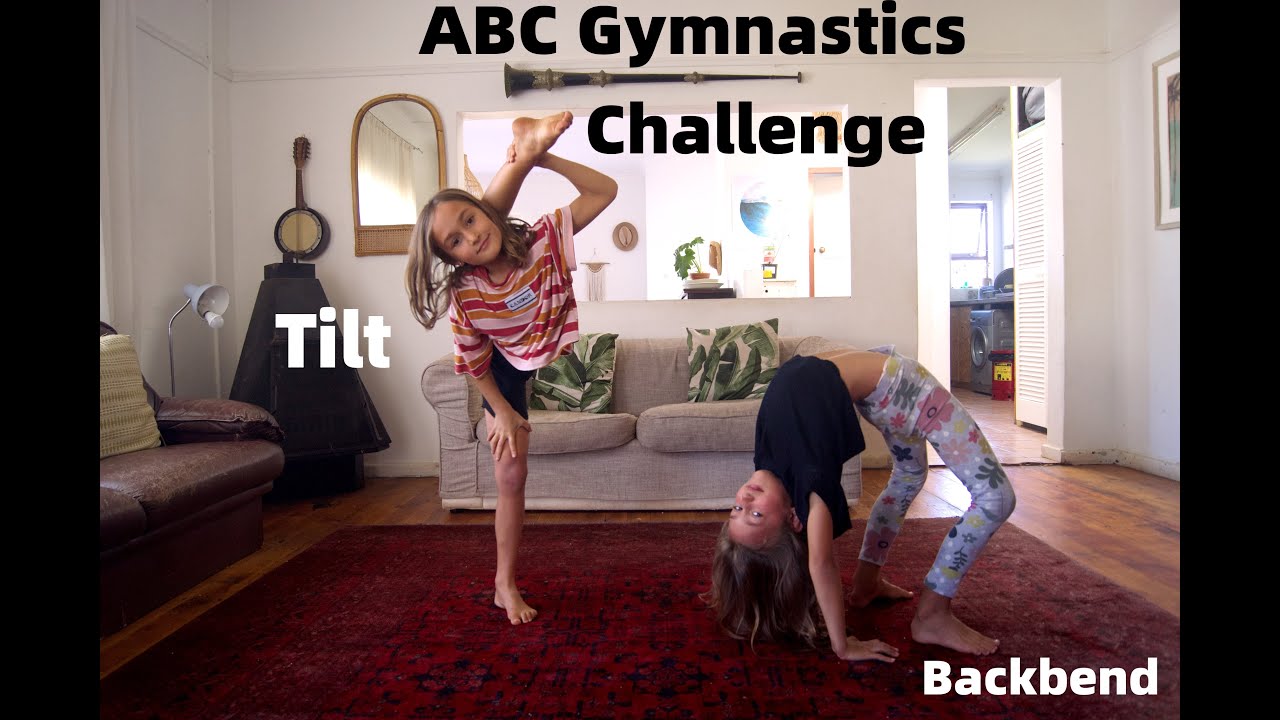 ABC Gymnastics Challenge Twin vs Twin - YouTube