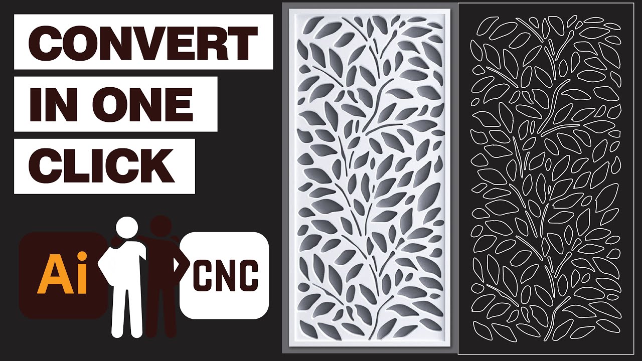 How to Convert any .jpg Panel to .dxf, .svg, vector using Image Trace ...