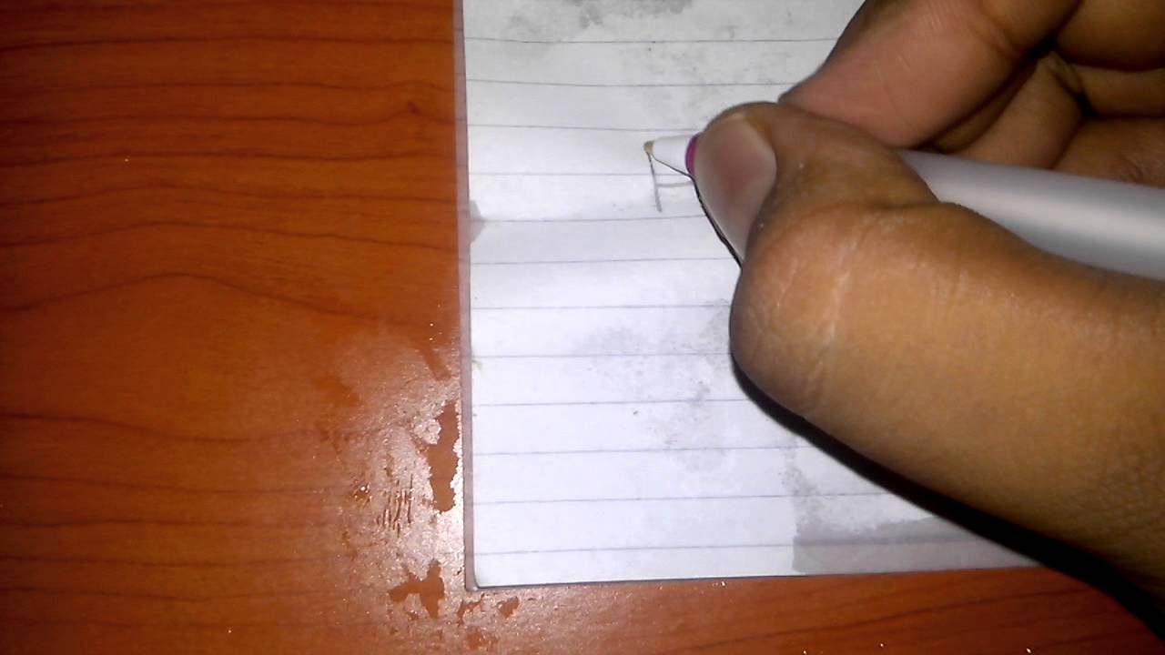 A method of writing secret notes!!! - YouTube
