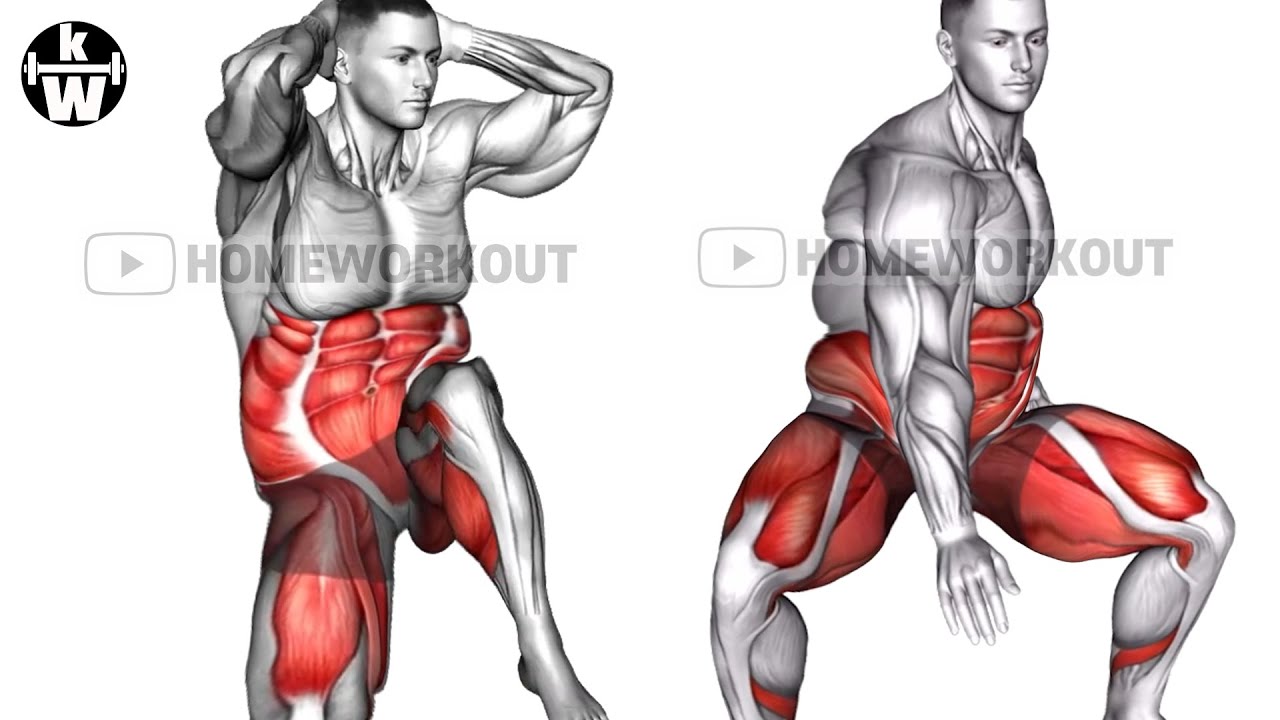 Say goodbye to your balloon body with a 5-min standing workout. - YouTube