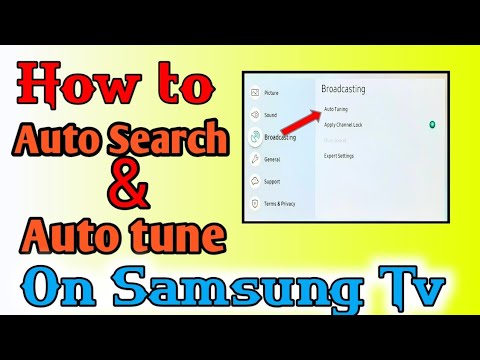 How to auto tune / Auto search Samsung Tv Bangla - YouTube