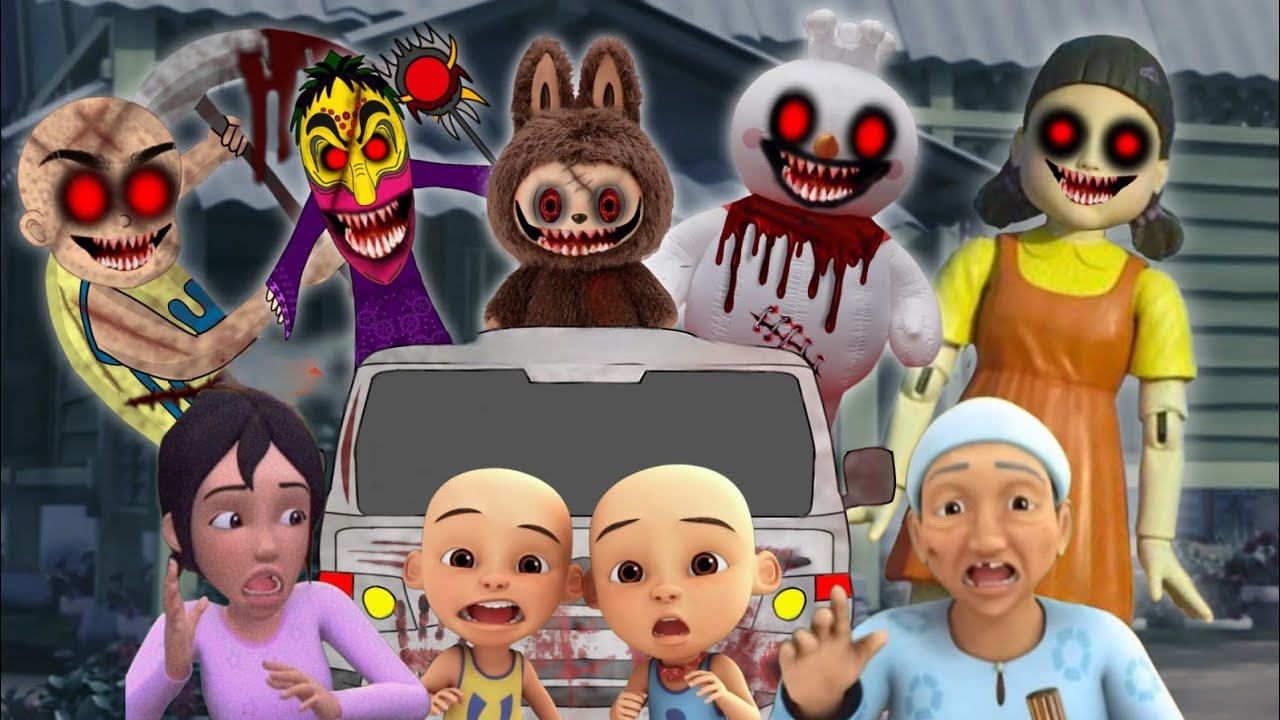 KOMPILASI UPIN &IPIN HANTU SQUID GAME , HANTU MIXUE , HANTU BONEKA ...
