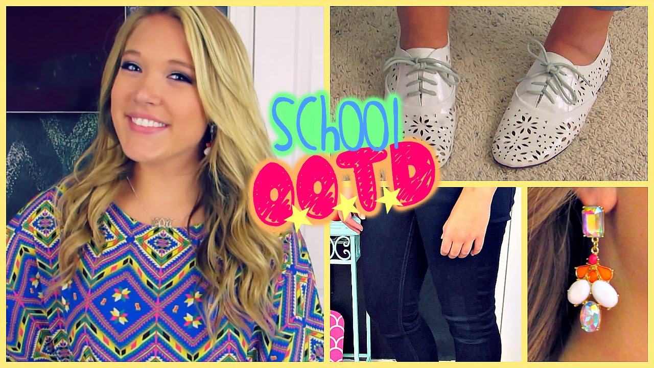 School OOTD ♡ - YouTube