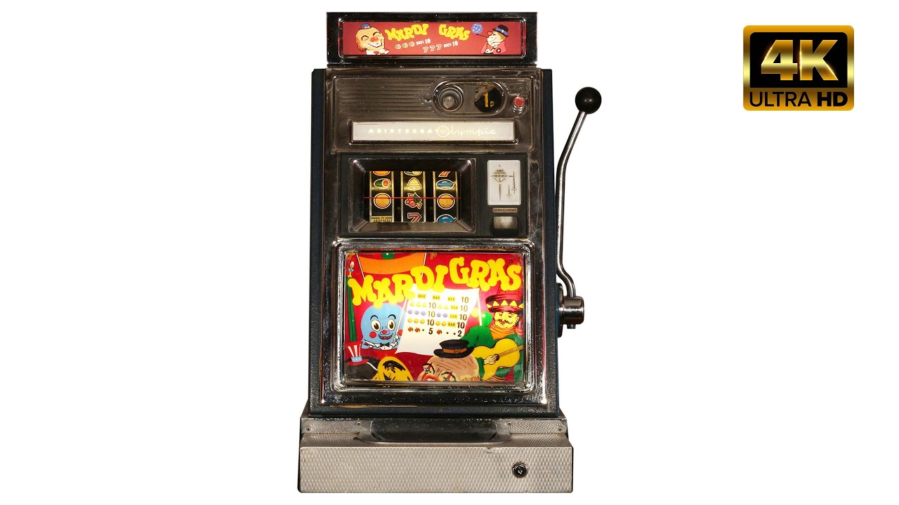 Olympic One Arm Bandit 'Mardi Gras' by Aristocrat - YouTube