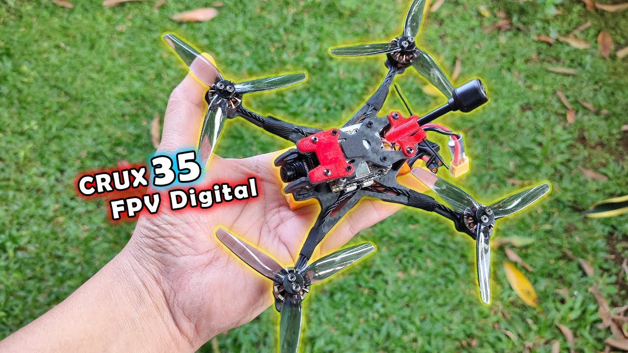 Drone FPV Digital Murah Harga 4 Jutaan Terbangnya Mewah - CRUX35 Digital Terbang Perdana - YouTube