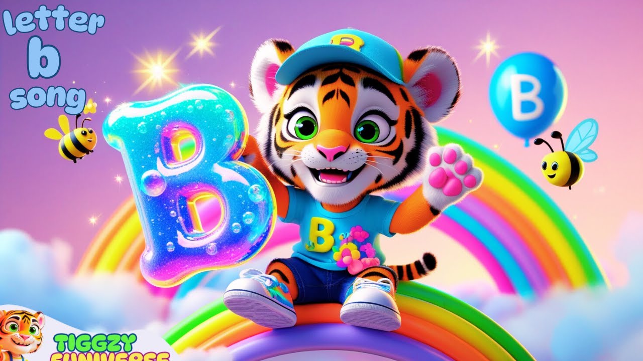 "Bounce, Bunny & Buzz! 🐰🐝🐻 | 🎵 Letter B Phonics Song | Learn B Words ...