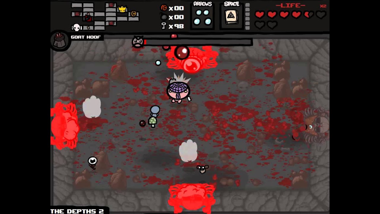 Binding of Isaac - The Depths 2 (MOM fight win) I FKN DID IT!!! - YouTube