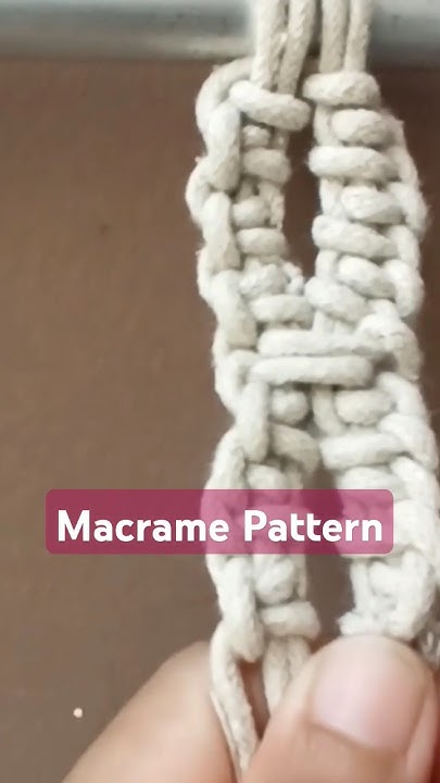 Macrame Pattern #shortsfeed #shortsviral #macramecreation #macrameknot #macrametutorial # ...