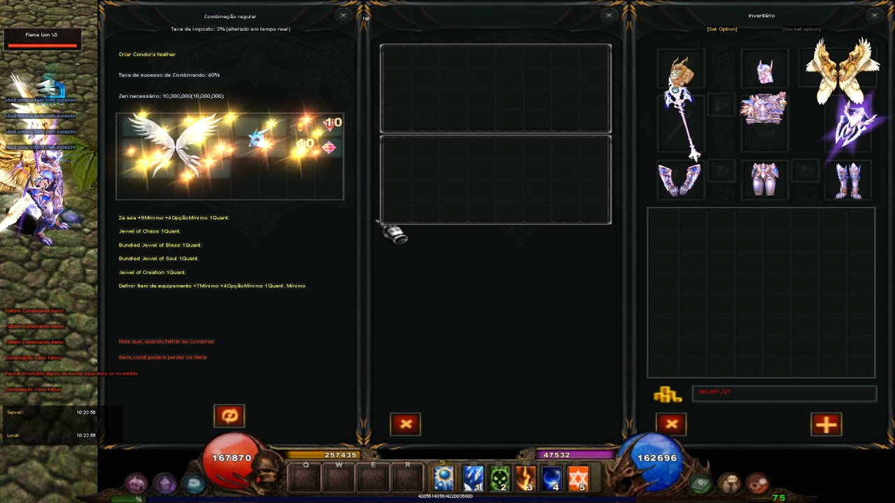 MU Online: Create Condor Feather - YouTube