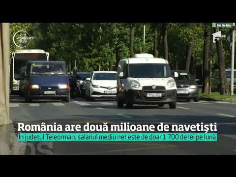 Unul din cinci români parcurge în fiecare dimineaţă zeci de kilometri până la serviciu