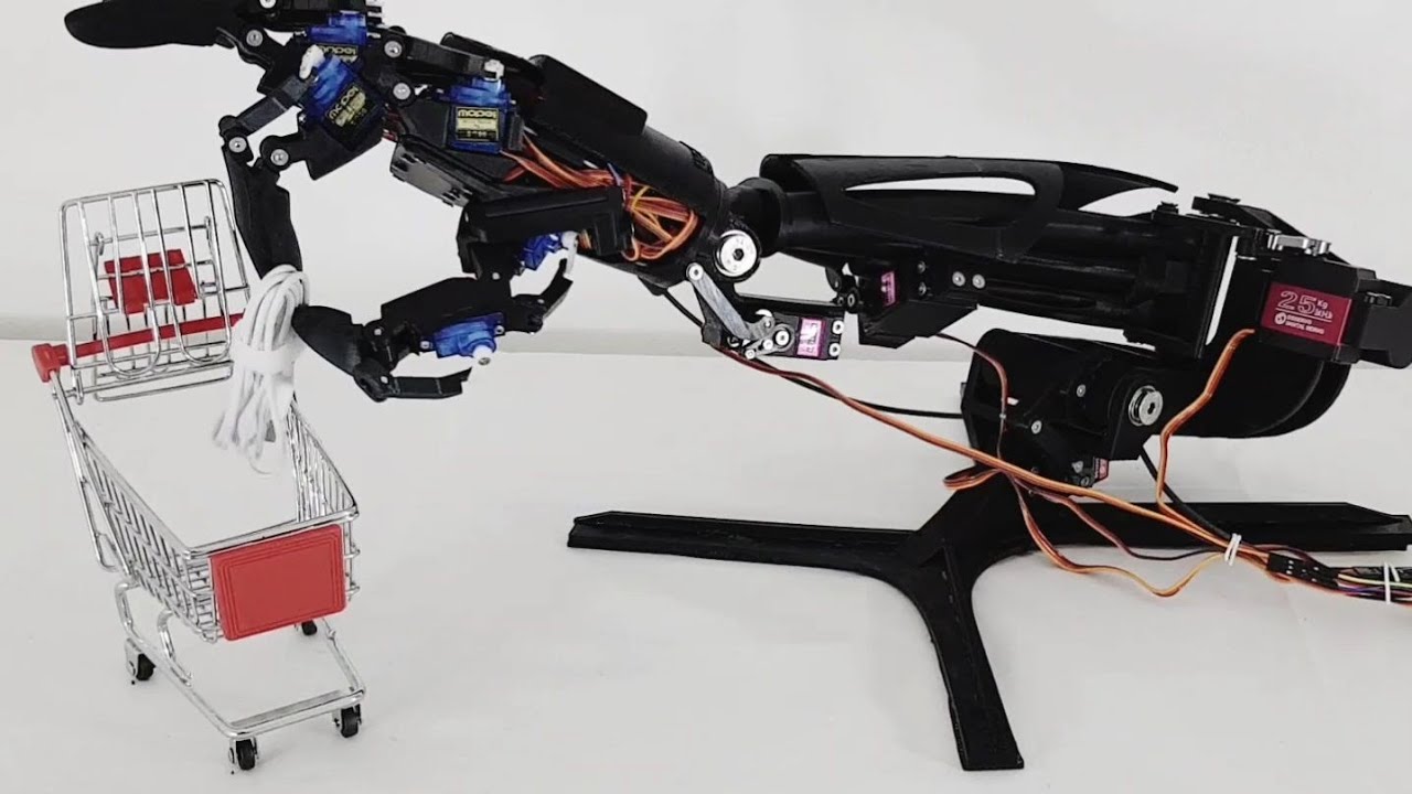 Youbionic Human Arm - YouTube