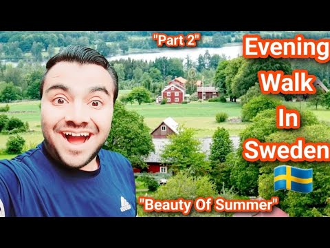 Evening Walk In Sweden| Beauty Of Summer In Sweden| Evening Walk In ...