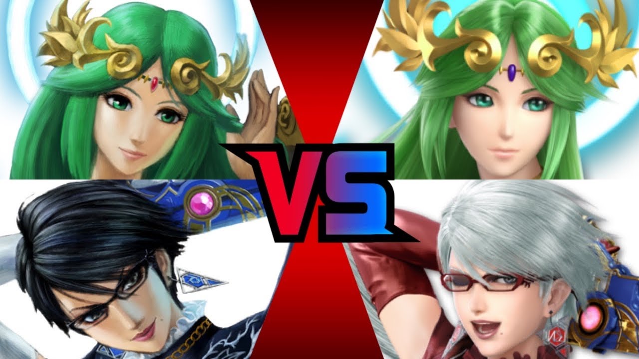 Ssbu Real Palutena Me And Bayonetta Vs Fake Palutena And Bayonetta Youtube