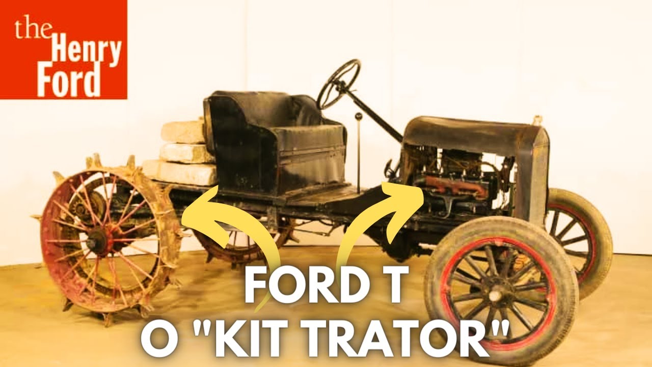 Ford T - O "Kit Trator" que foi usado quando faltaram cavalos no campo ...
