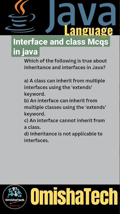 Interface And Class Java Programming Shorts Omishatech Viral Javaprogramming Interface