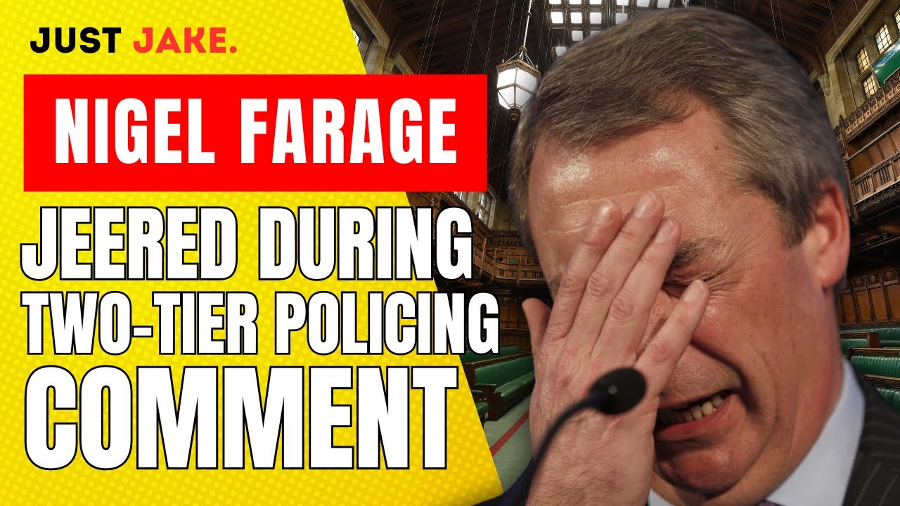 Nigel Farage Jeered During 'Two Tier Policing' Question At PMQs! - YouTube