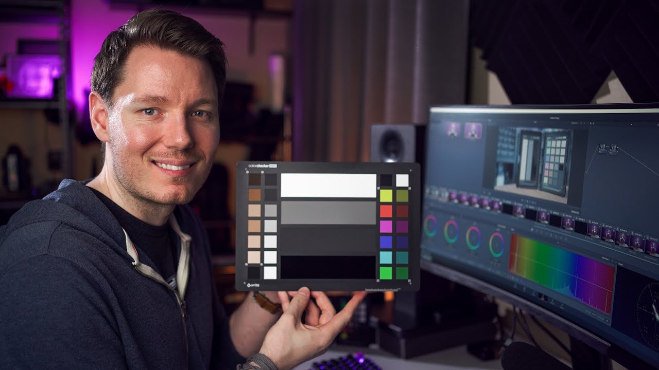 How to Color Match Cameras & Grade Log Footage without a LUT - YouTube