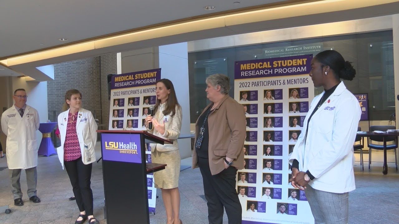 Future medical professional present research at LSU Health Shreveport ...