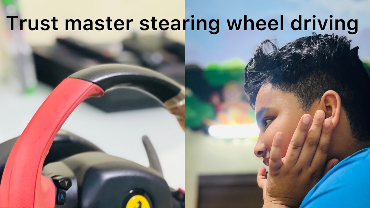 Trust master stearing wheel driving - YouTube