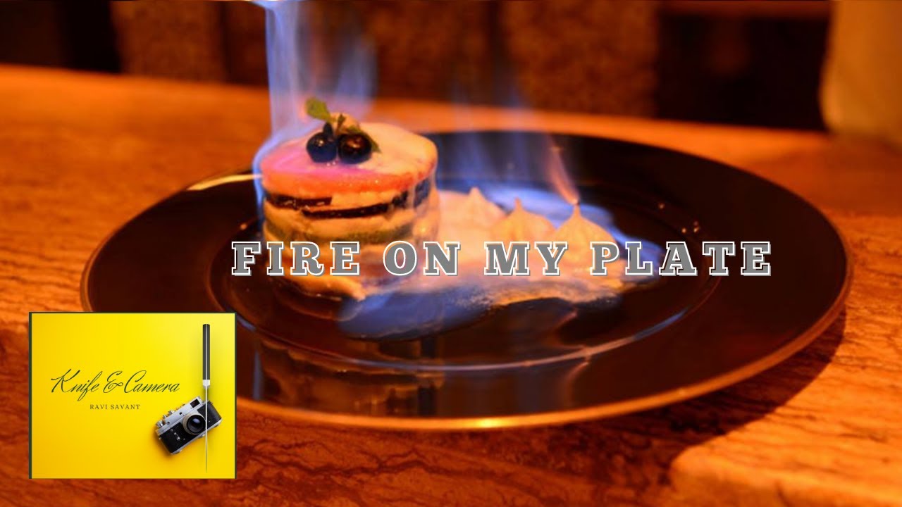 fire on my plate...a lovely flambe do wow your guest - YouTube