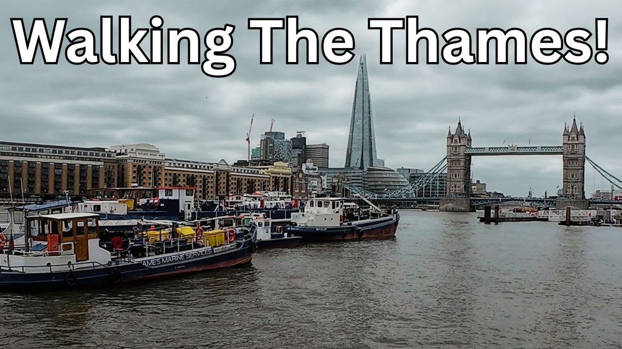 This Place Will Surprise You! The Thames Path & More.... - YouTube
