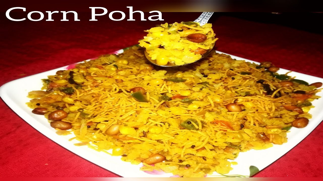 Corn Poha Recipe | Breakfast Recipes easy | Corn Recipes Indian Style ...
