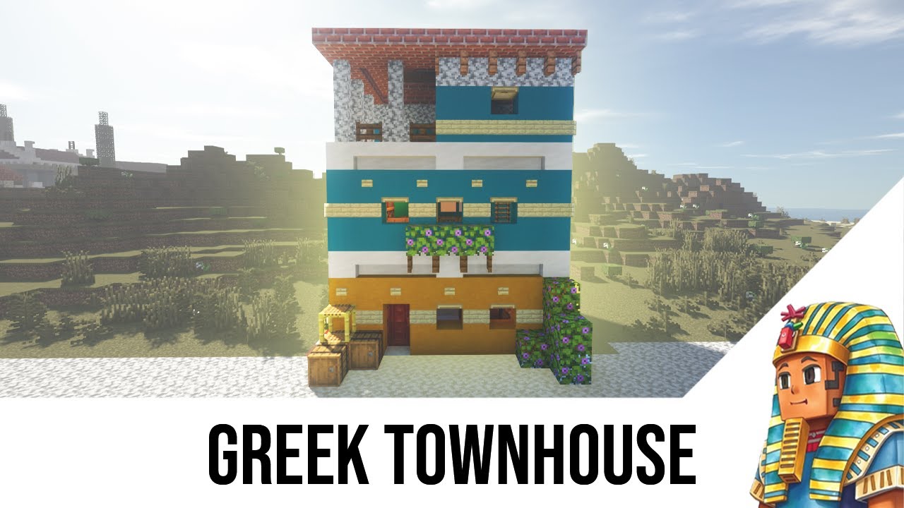 Minecraft Ancient Greek House Tutorial | House #2 - YouTube