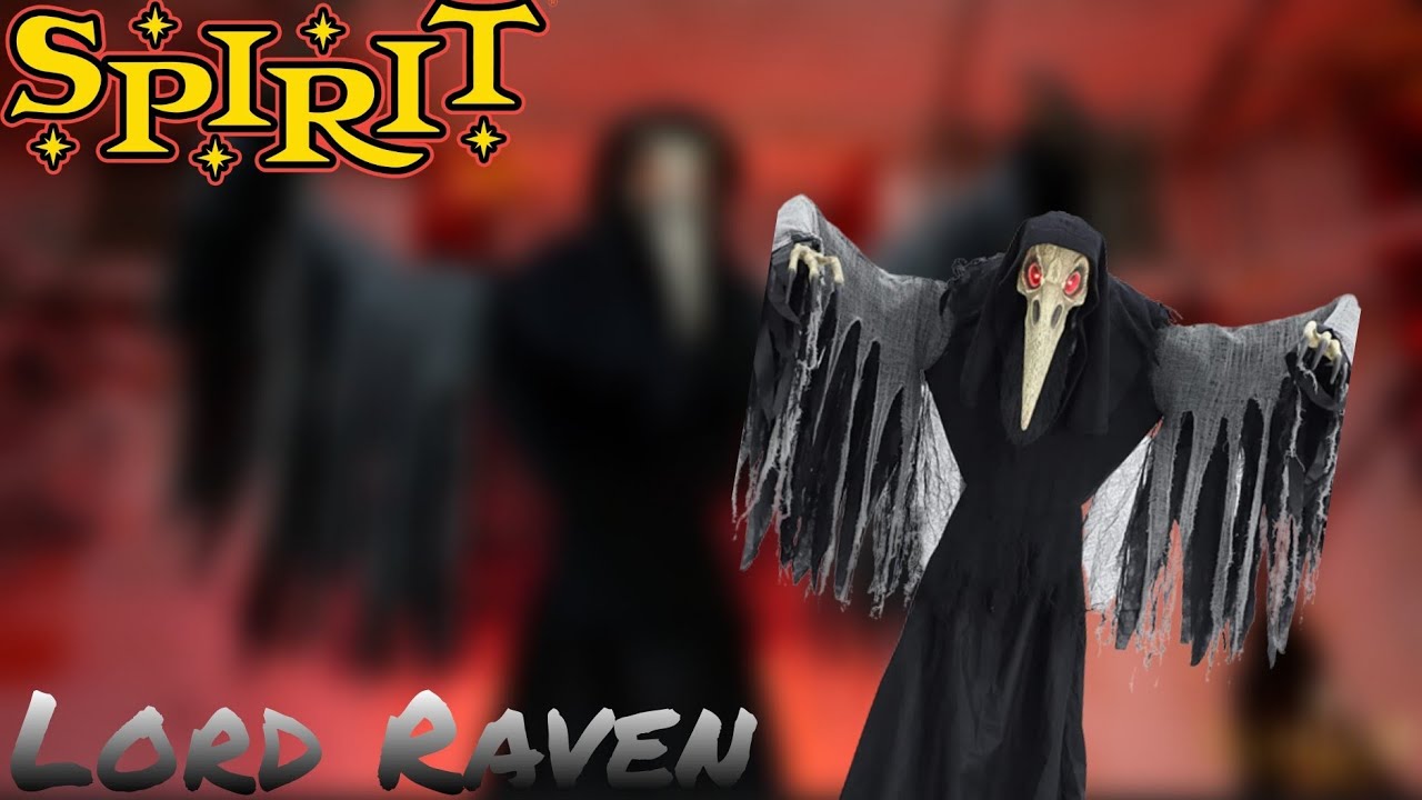 6 Ft Lord Raven Animatronic - YouTube