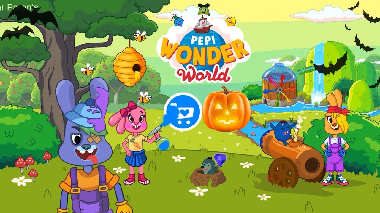 Pepi Wonder World Happy Halloween 🎃 GamePlay Walkthrough HD funny 😊 ...