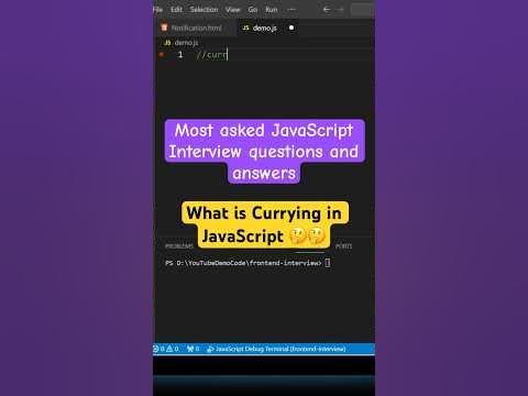 What is Currying in JavaScript #shorts #coding #javascript - YouTube
