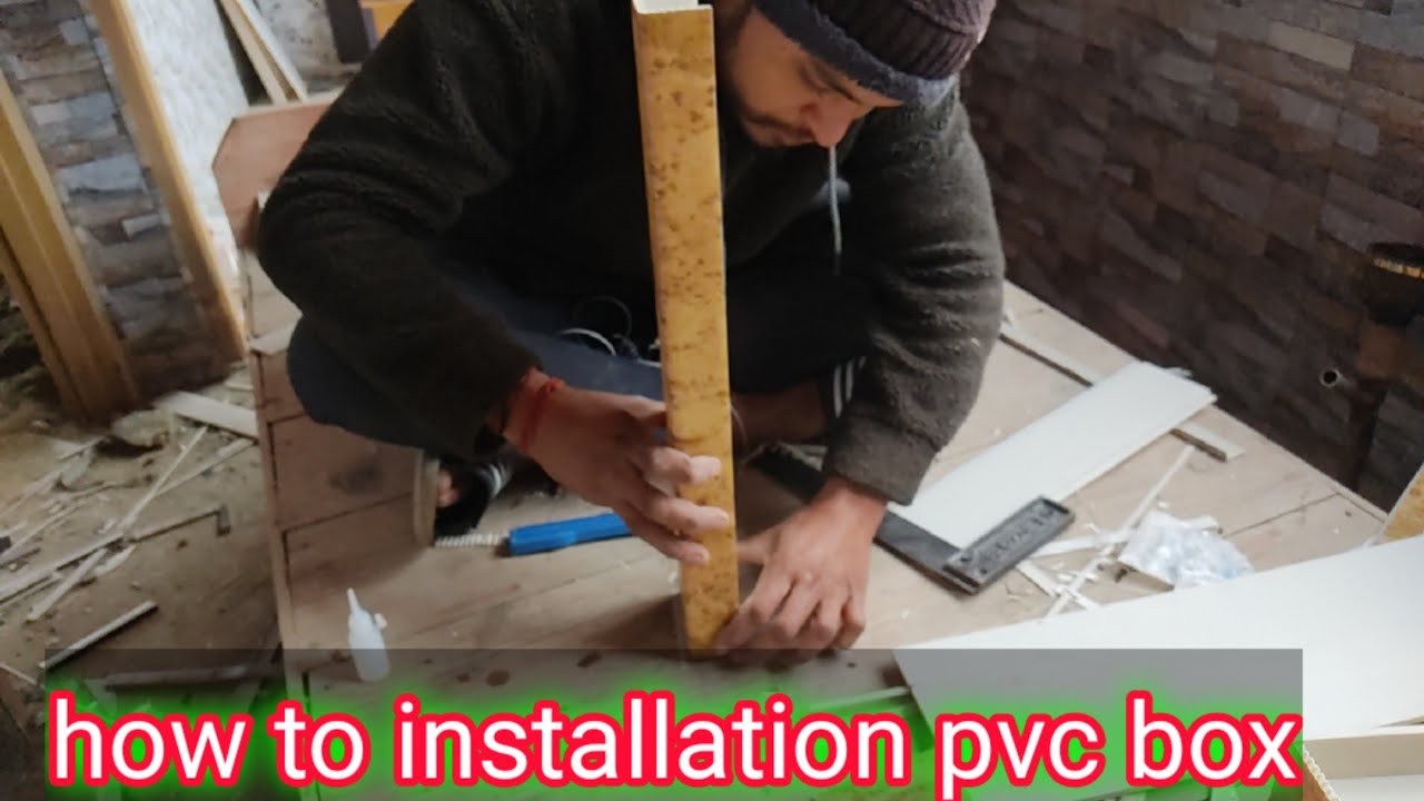 how to instalation pvc ceilling box || pvc ceilling bedroom design ...