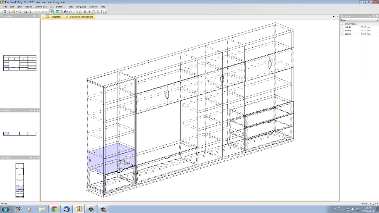 Internal Dimensions using Dummy Panels - YouTube