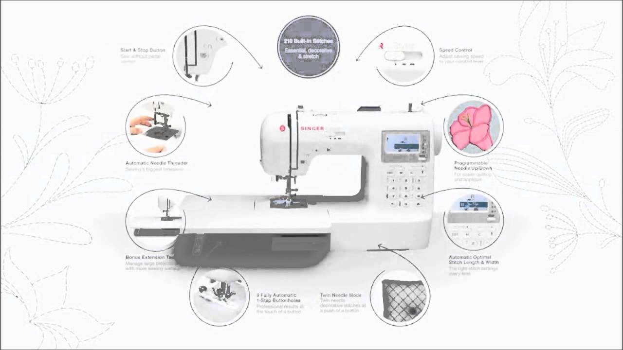 Singer Stylist 9100 - YouTube