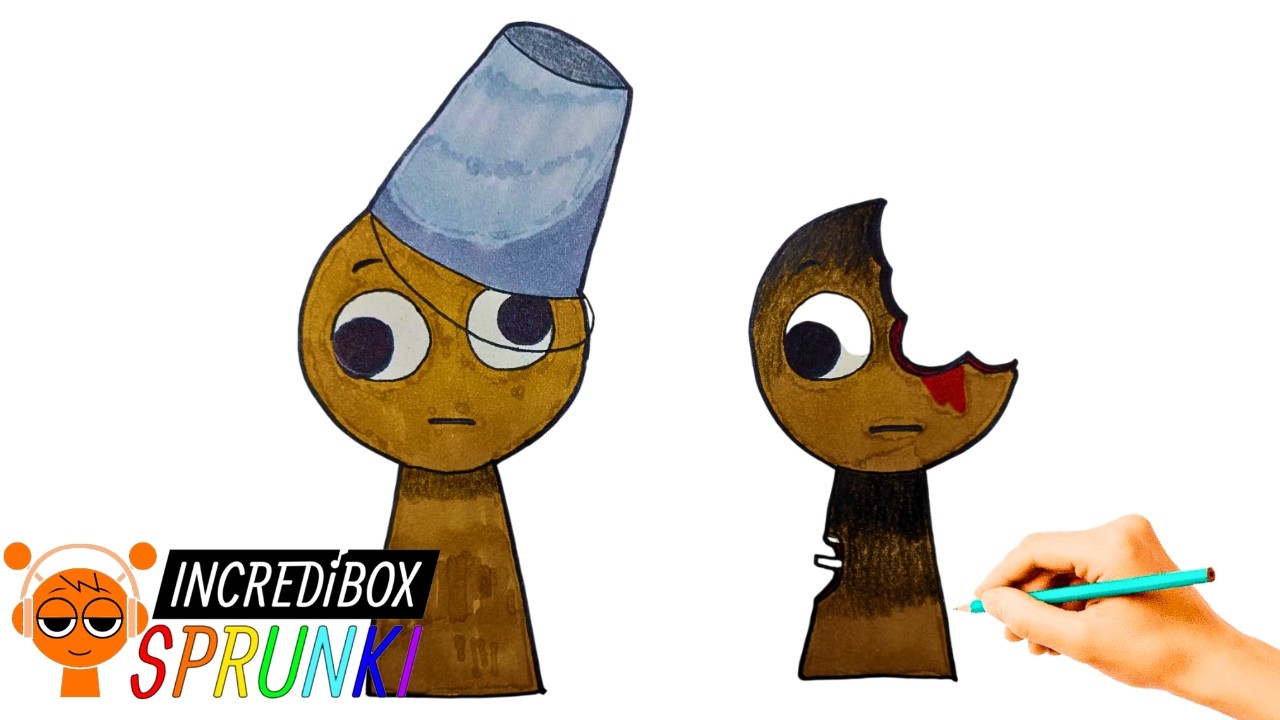 Como DIBUJAR a BRUD de INCREDIBOX SPRUNKI / How to DRAW BRUD from ...