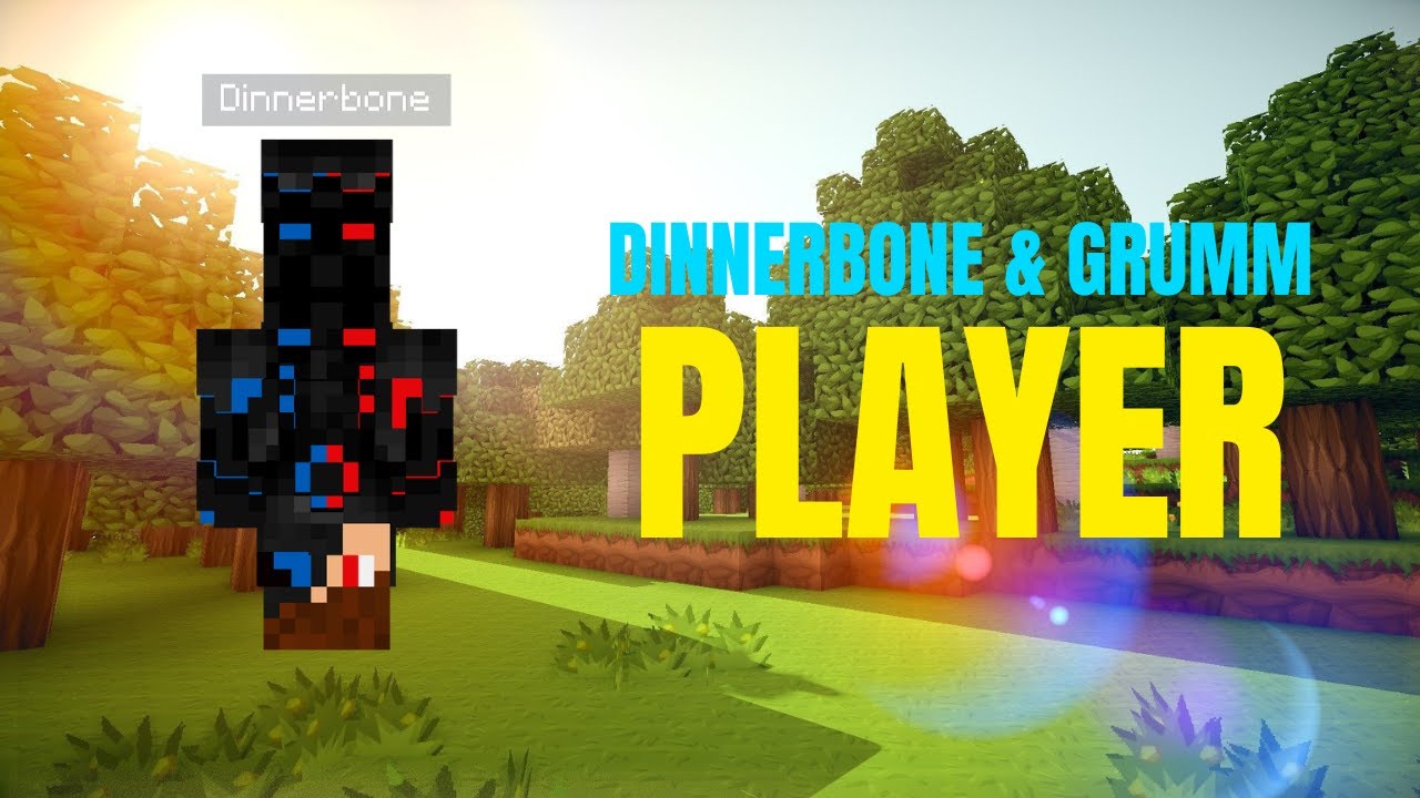 Dinnerbone & Grumm on Player in Minecraft - YouTube