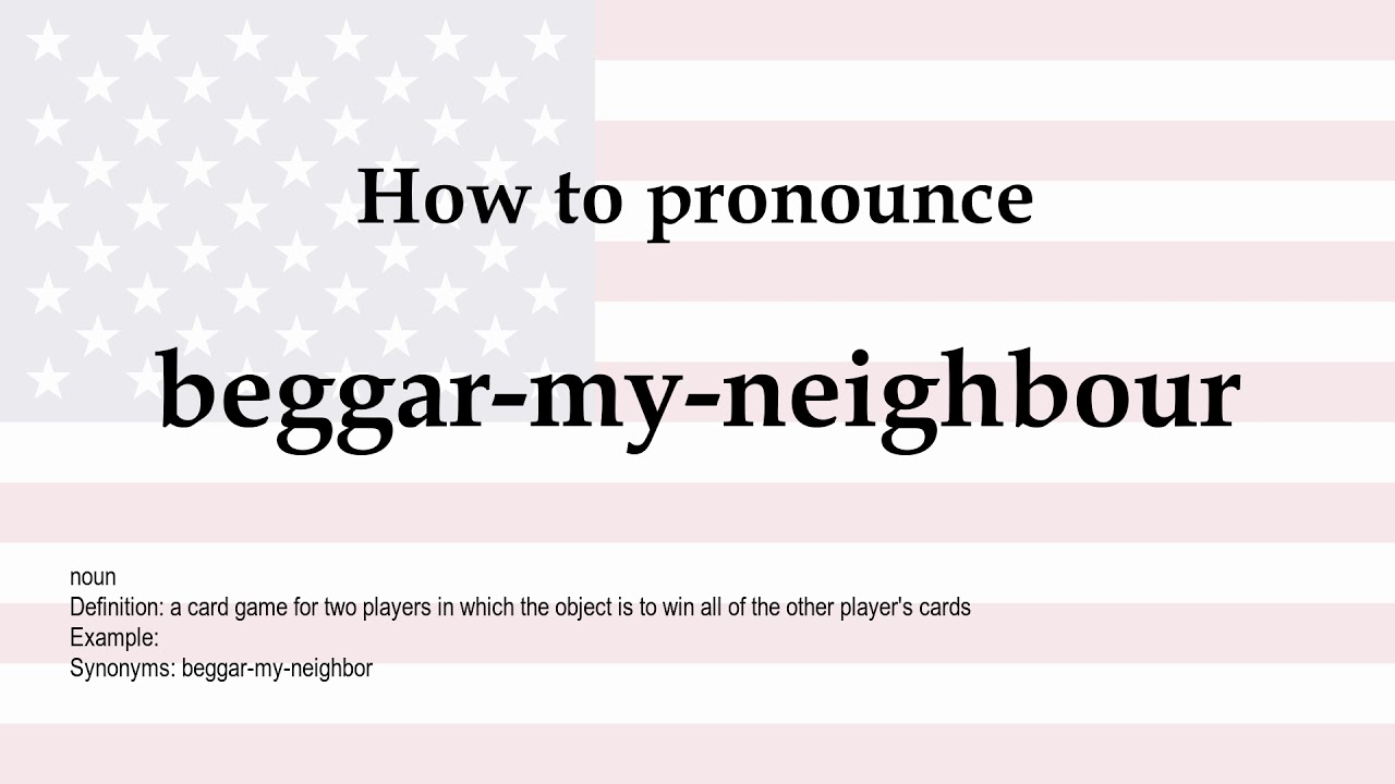 beggar my neighbour - YouTube