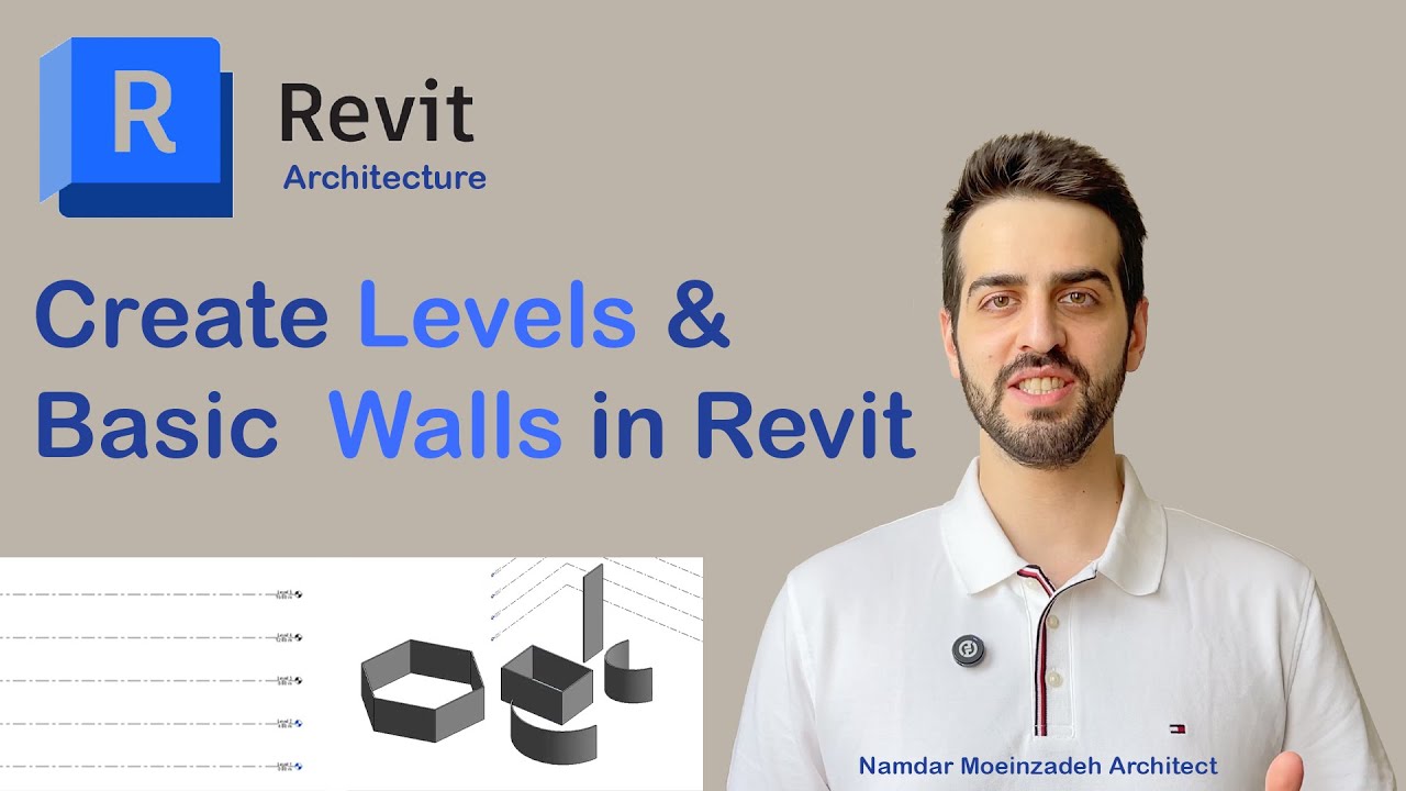 Create Levels & Basic Walls in Revit - YouTube