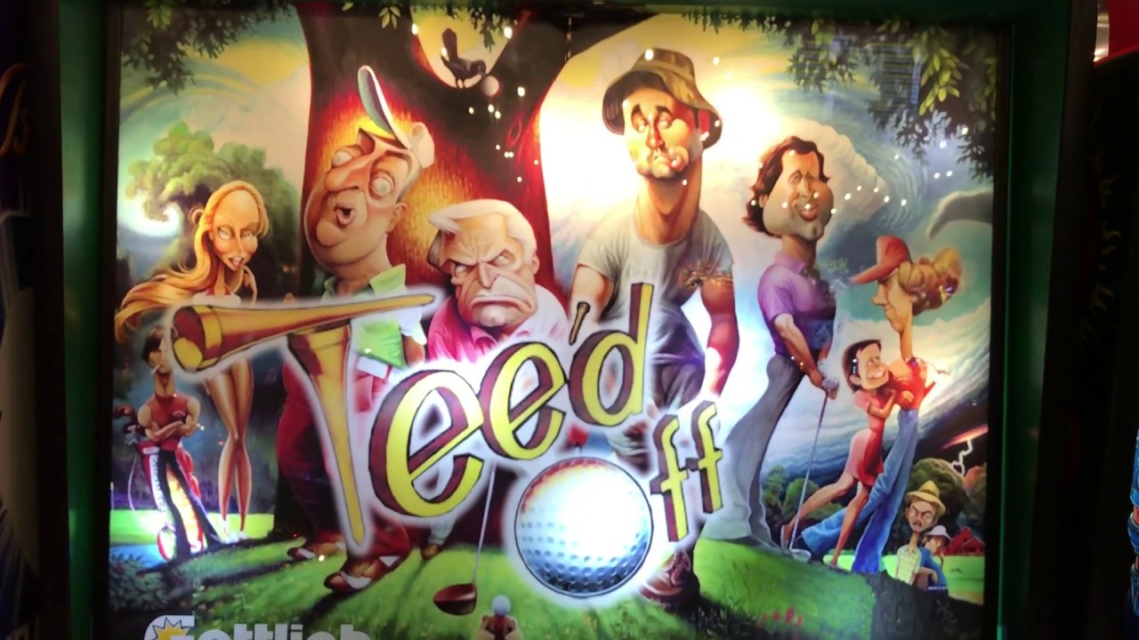 Tee’d Off Pinball Machine Backglass - Translite - Playfield Quick Look ...