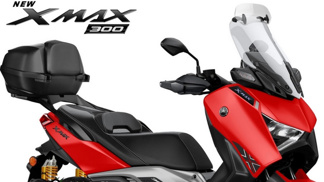 2023 Yamaha Scooter Adventure Custom accessories, XMAX 300 - YouTube
