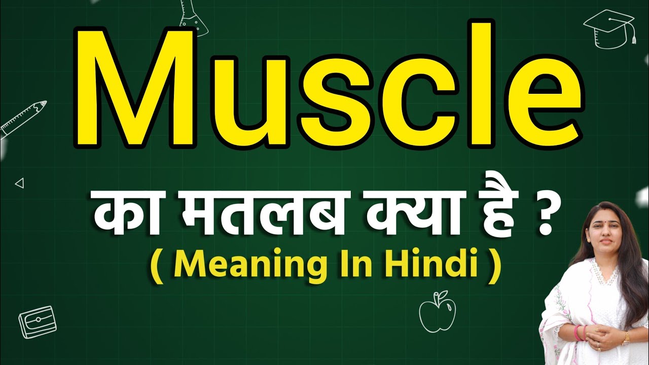 Muscle meaning in hindi | Muscle meaning ka matlab kya hota hai | Word ...