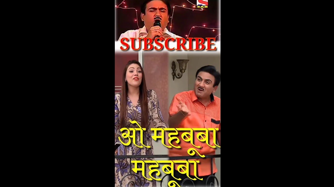 ️o mehbuba mehbuba : Jethalal (official song ) | TMKOC song 2021 Babita ...