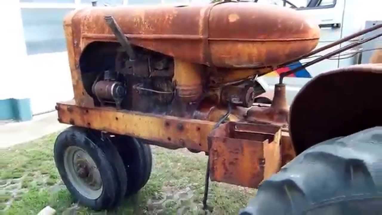 Allis Chalmers WC start - YouTube