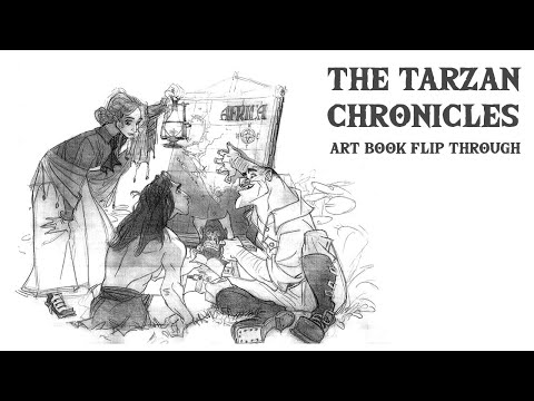 The Tarzan Chronicles: An In-Depth Look into the Making of Disney's Tarzan - Artbook Flip Through