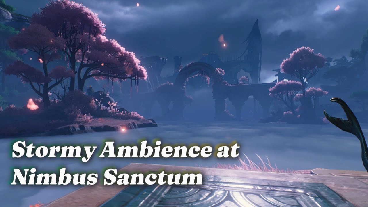 50min Loop of Stormy Ambience at Nimbus Sanctum | All Silent Souls can ...